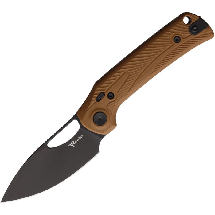 A172 Reate Knives PL-XE Pivot Lock Tan G10 PVD Knives - Pocket Knives ...